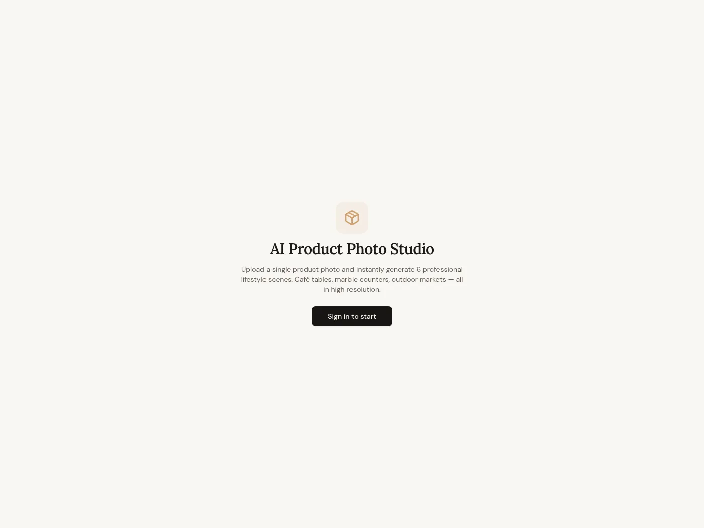 AI Product Photo Studio