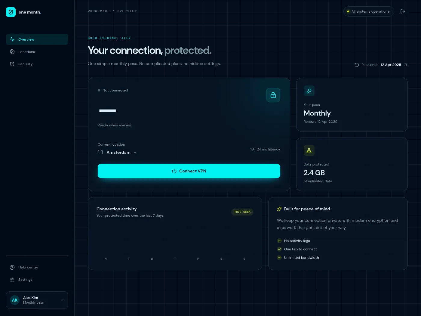 One Month VPN