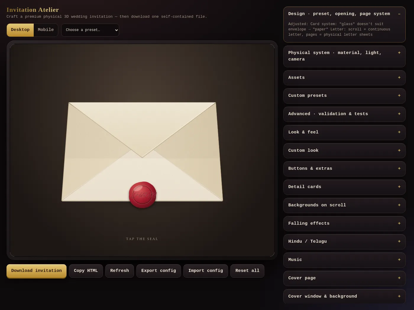 Invitation Atelier 3D