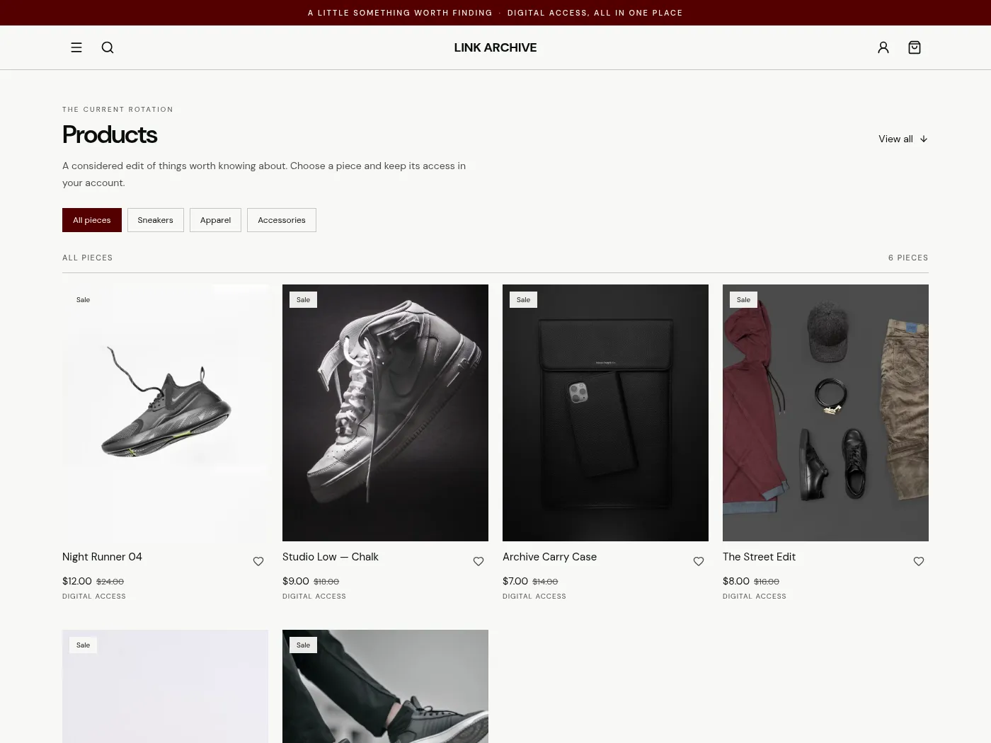 Link Vendor Storefront