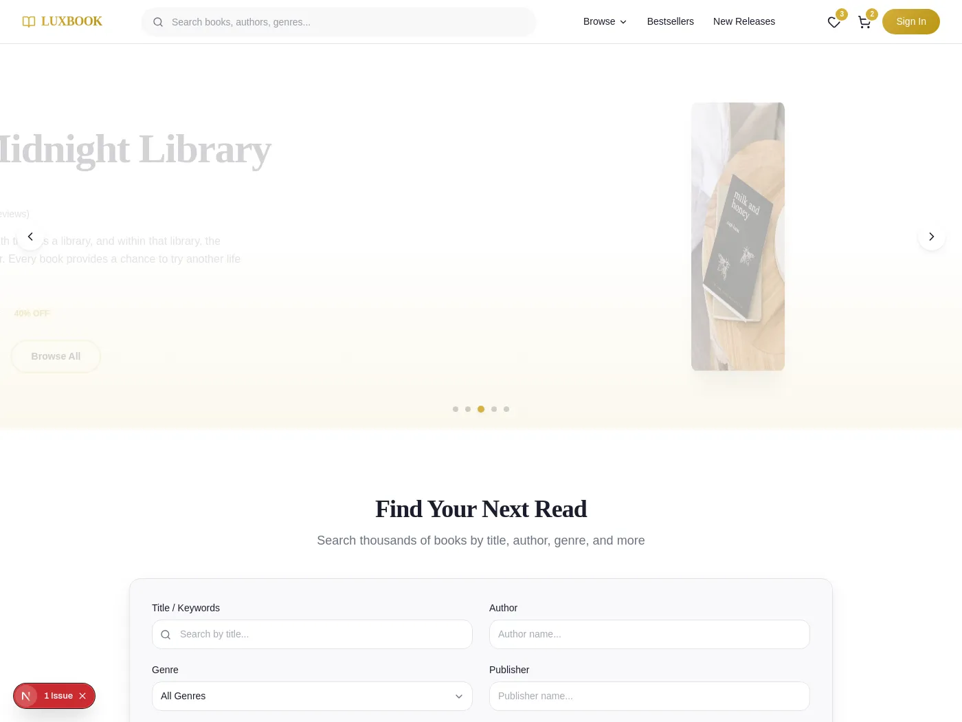 LuxBook Marketplace
