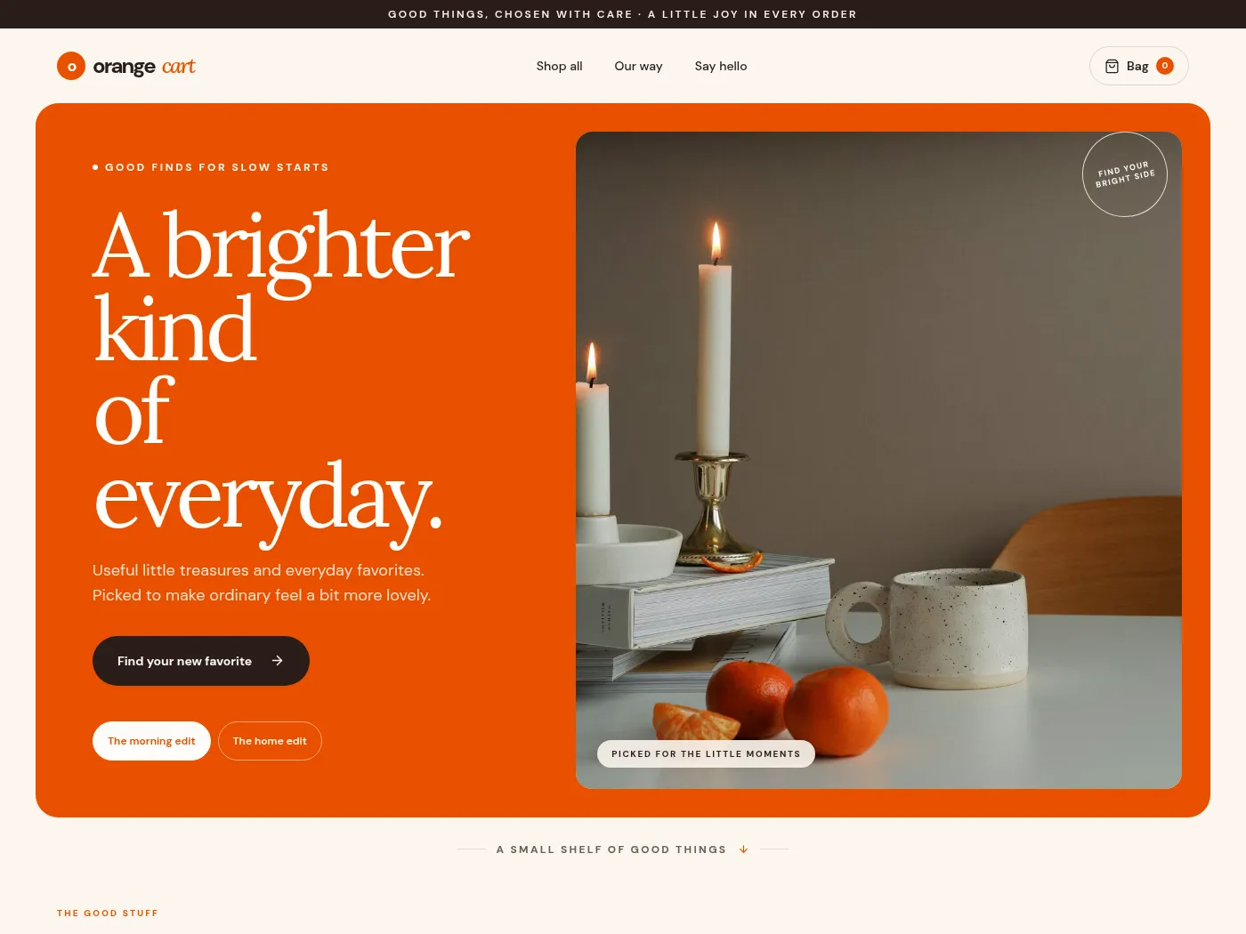 OrangeCart Shop