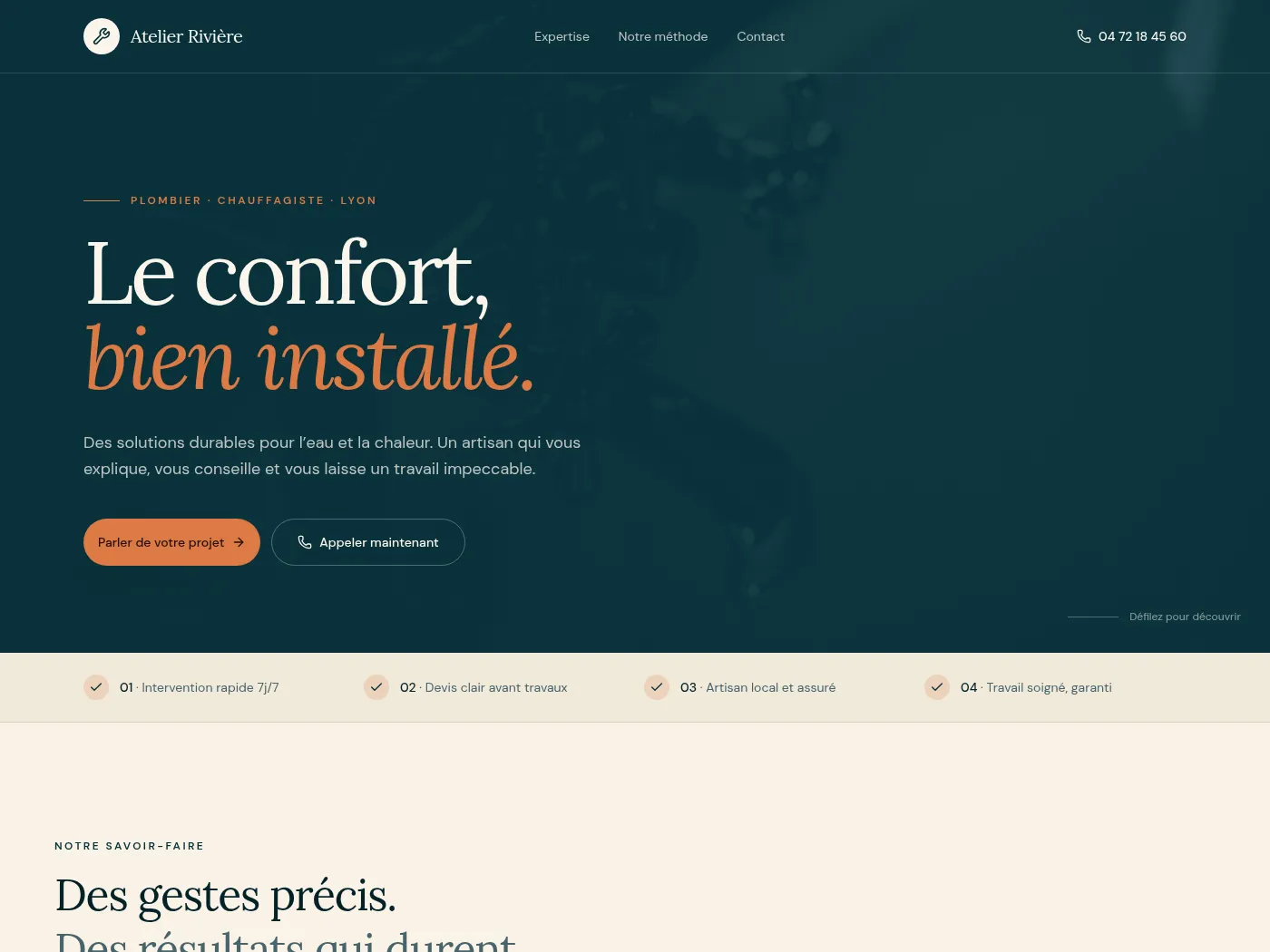 Plombier Chauffagiste Web
