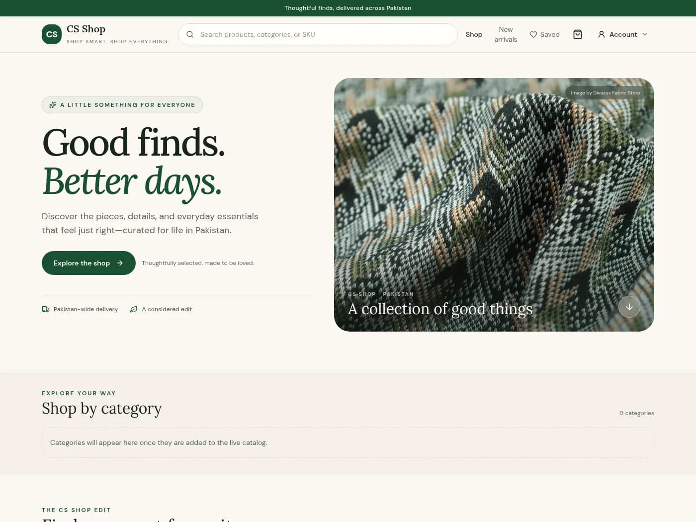 CS Shop E-Commerce Suite