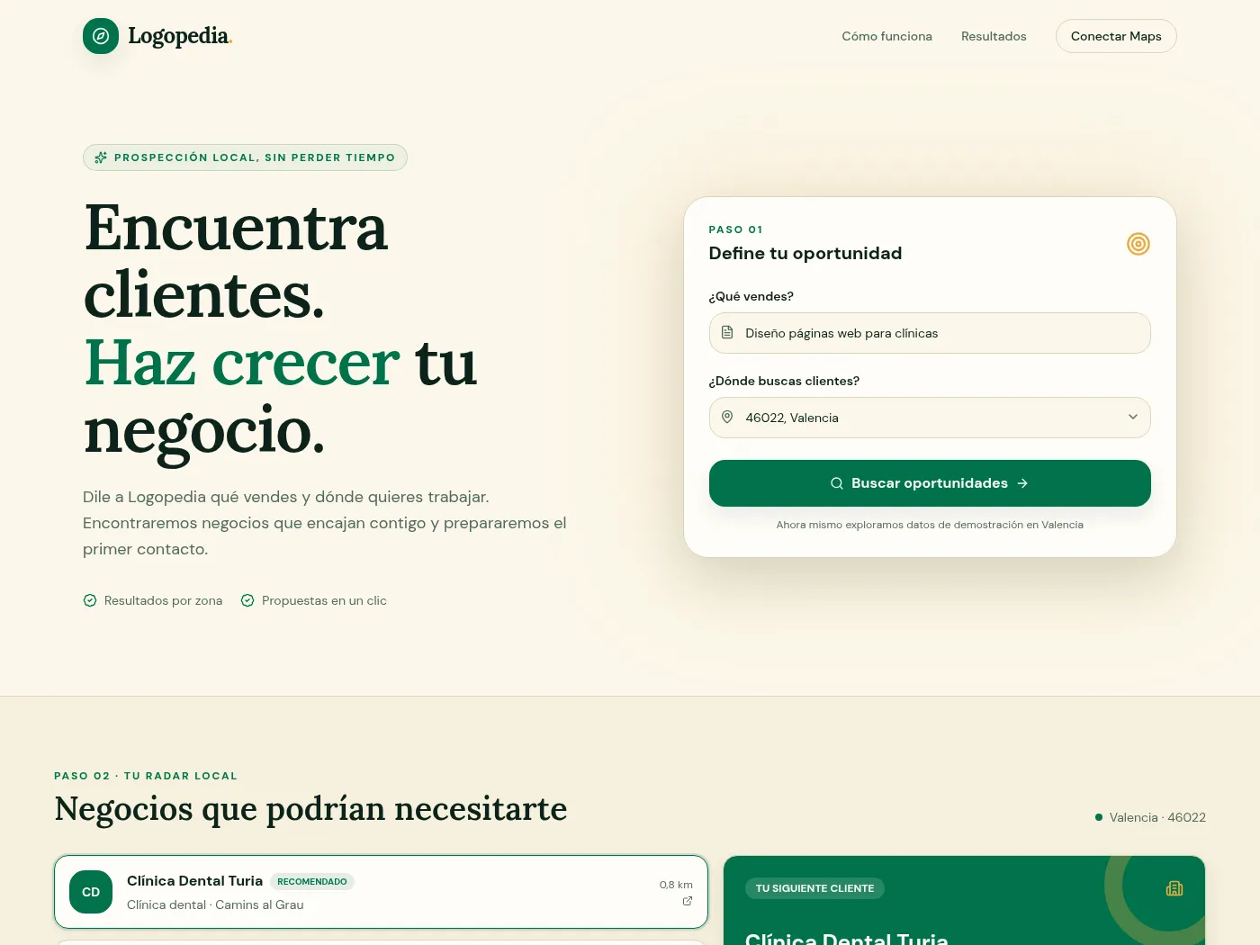 Logopedia Client Finder
