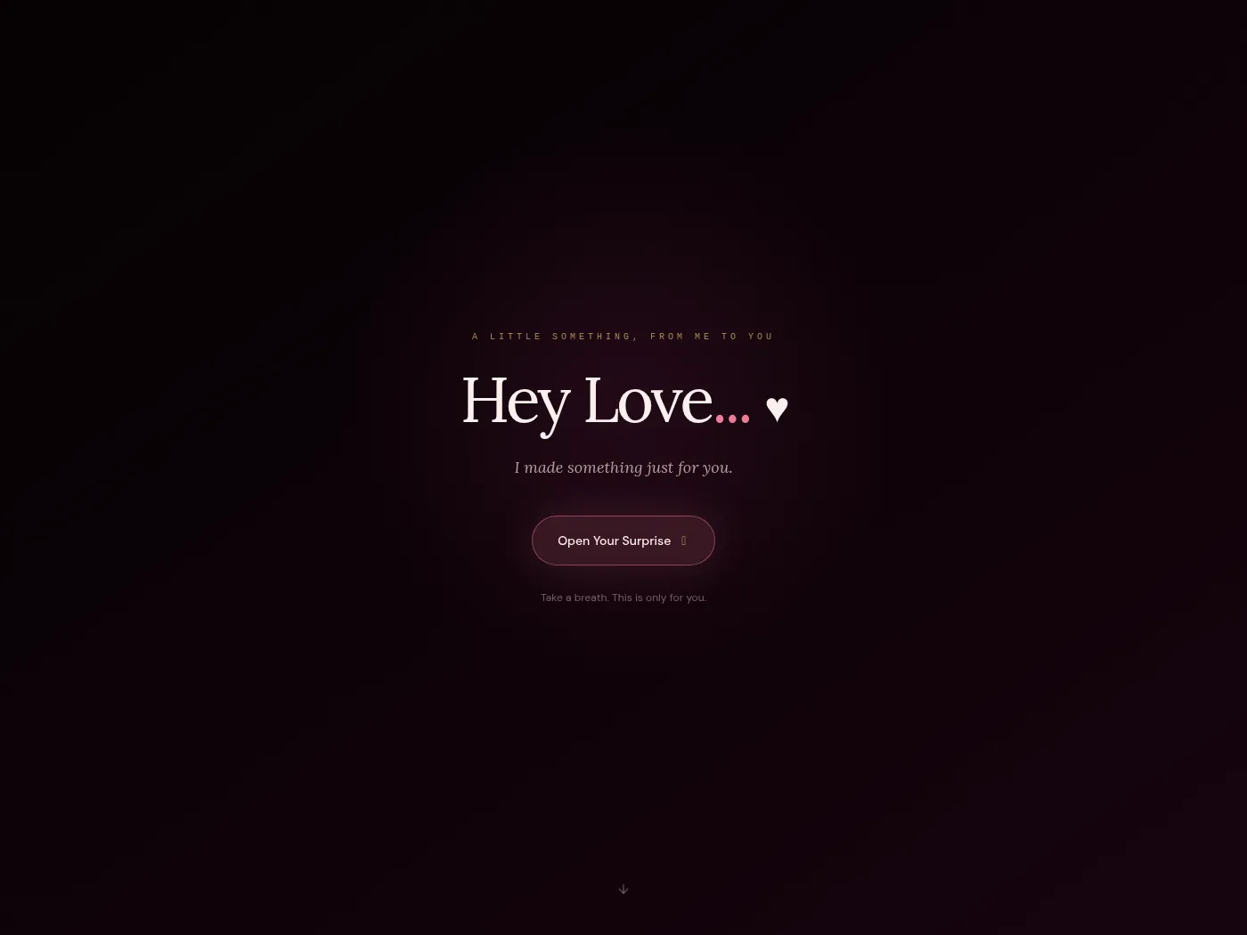 Romantic Birthday Letter
