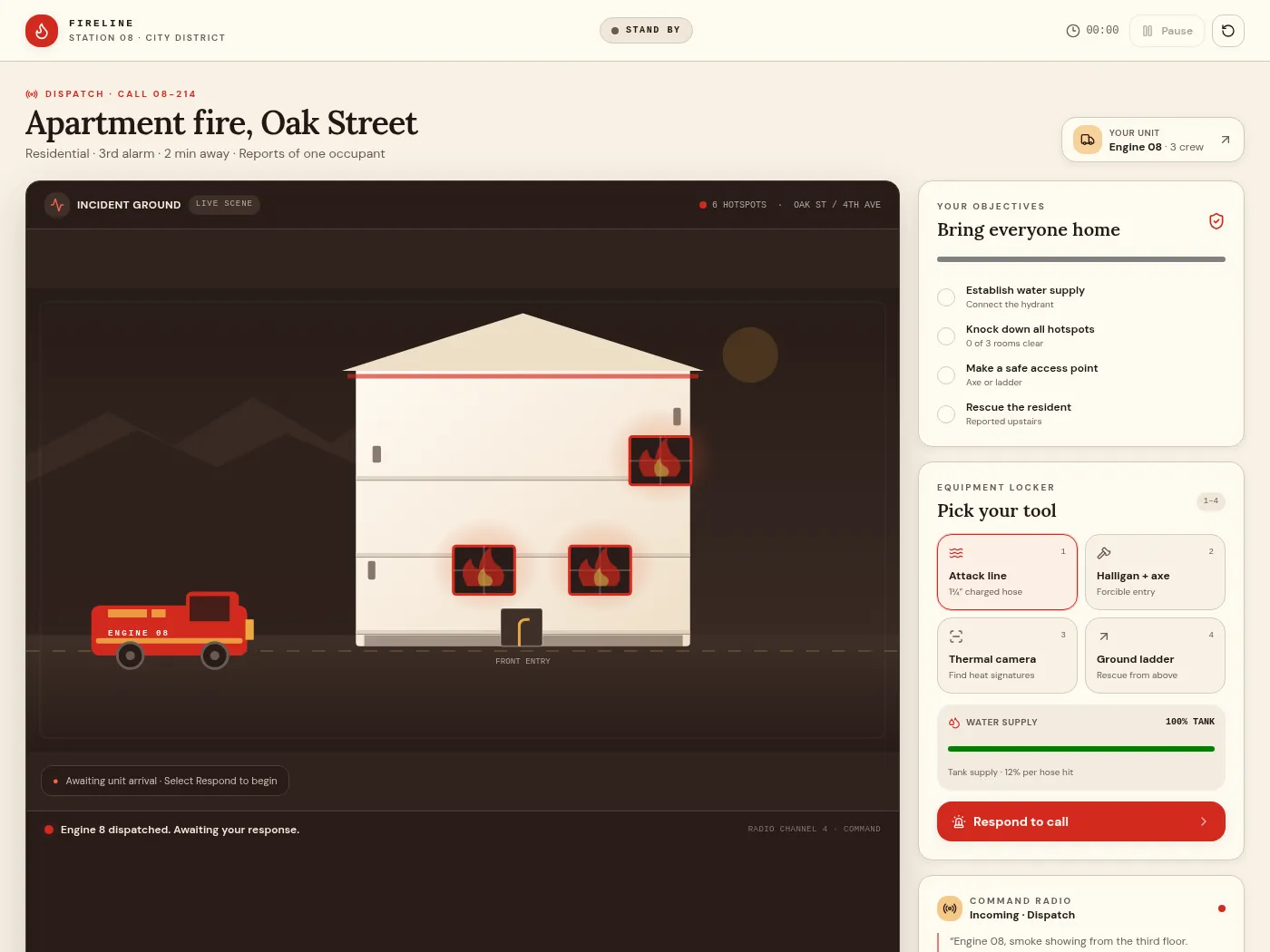 Fire Department Sim