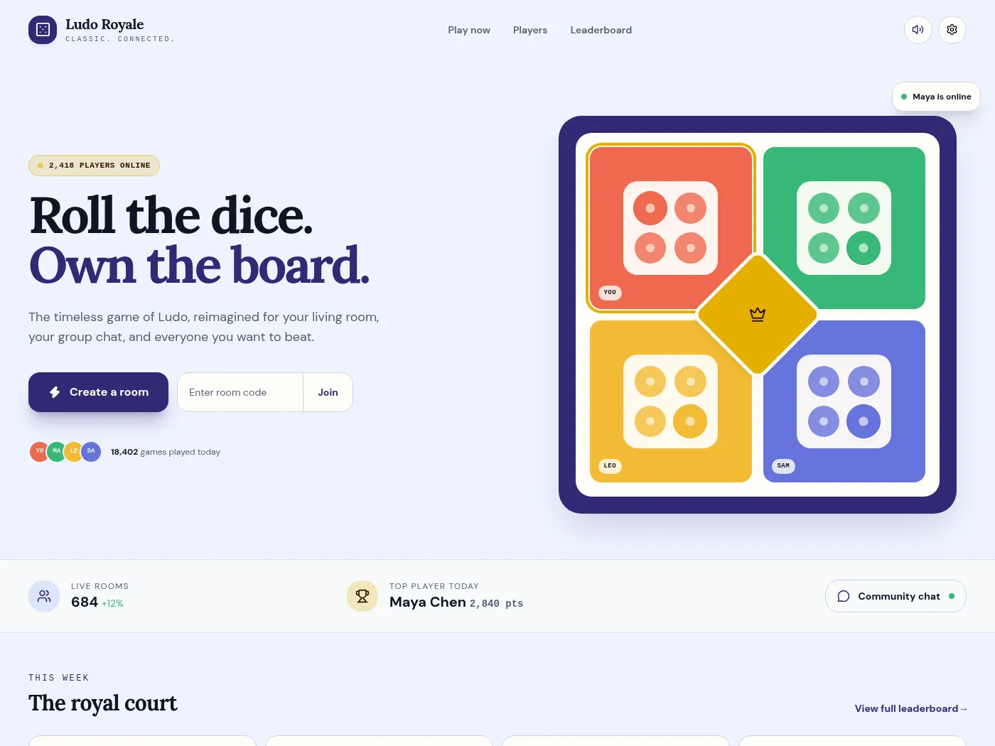 Ludo Online Hub