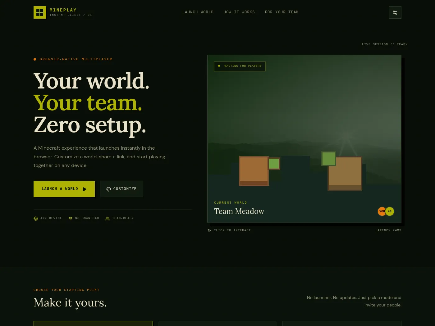 MinePlay Instant Client