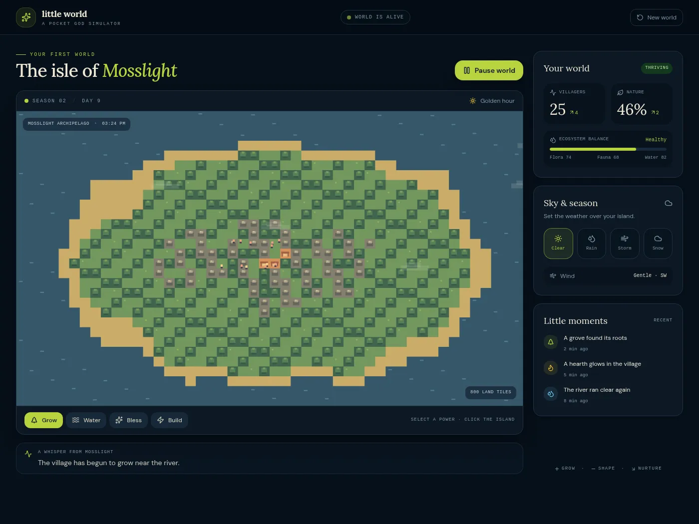 Pixel Worlds God Simulator