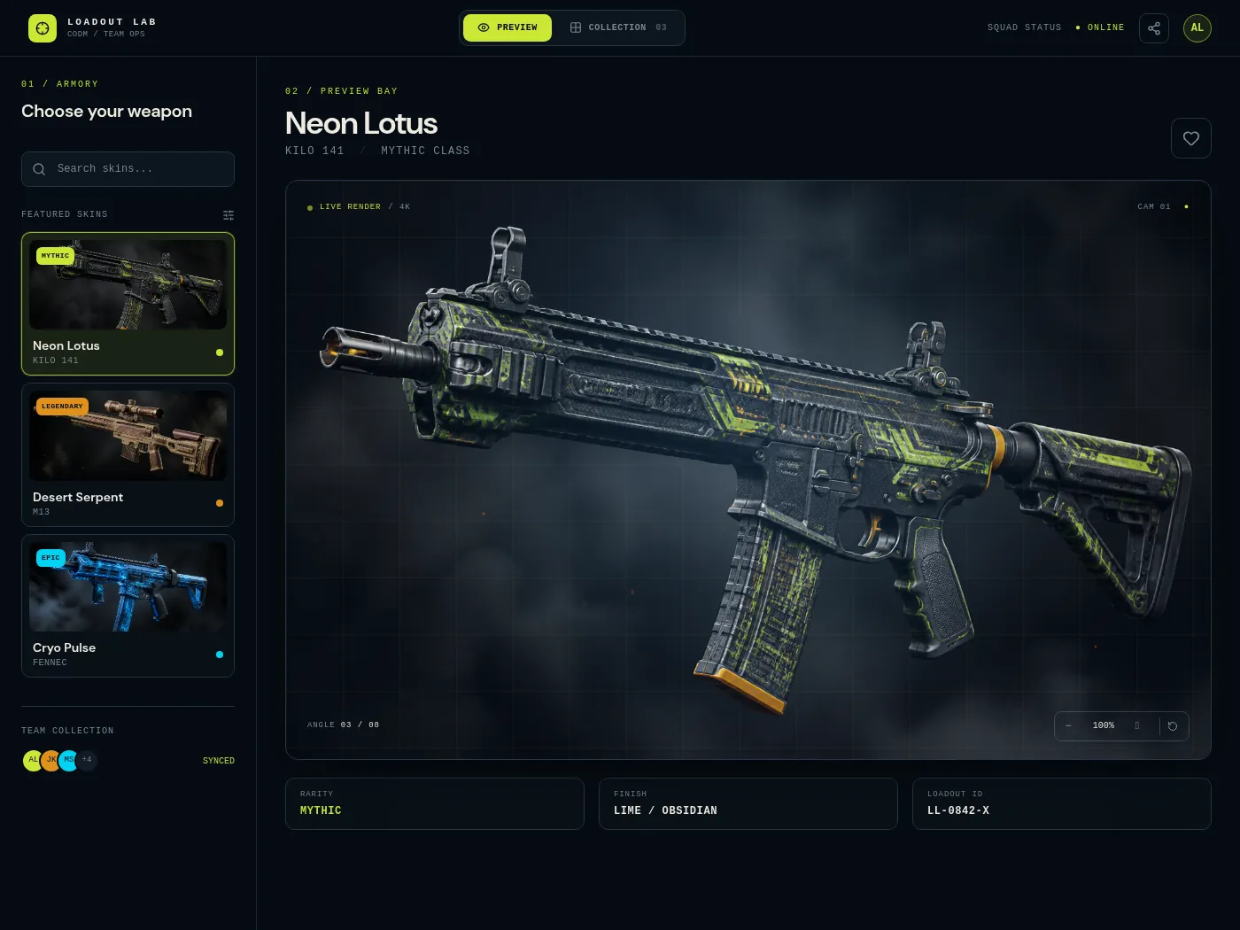 CODM Skin Previewer