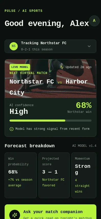AI Sports Predictor