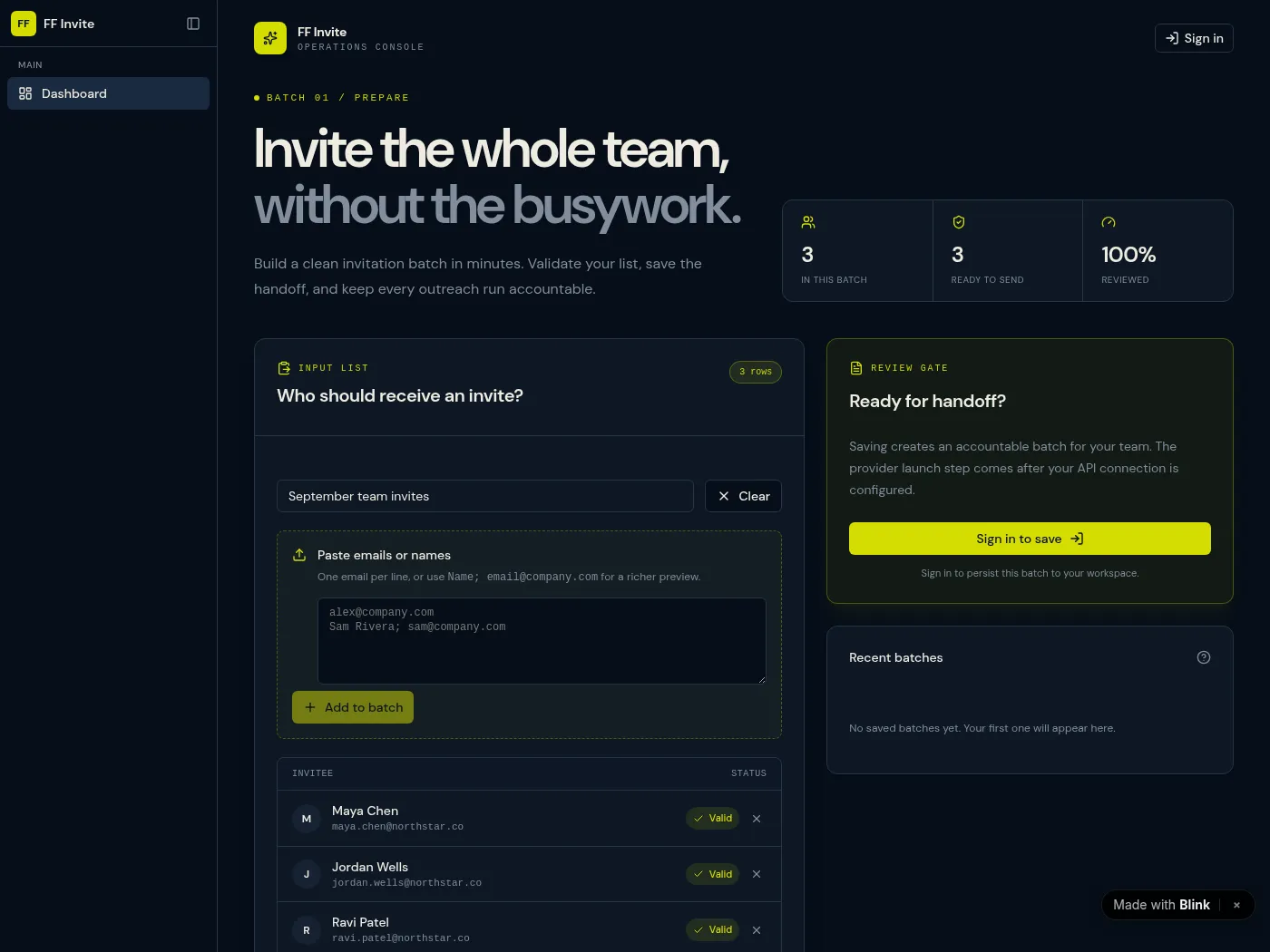 FF Bulk Invite Tool