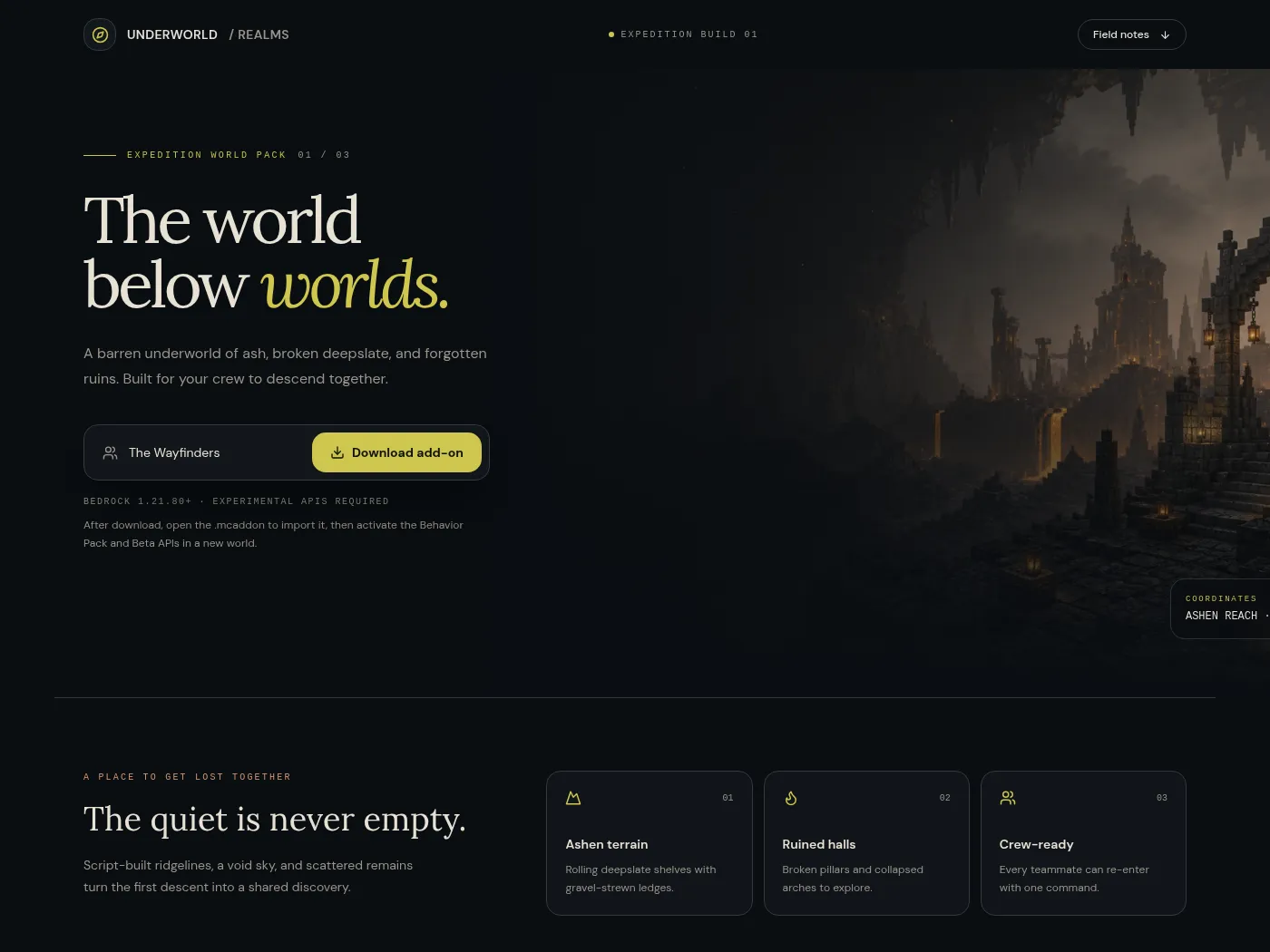 Underworld Realms Addon