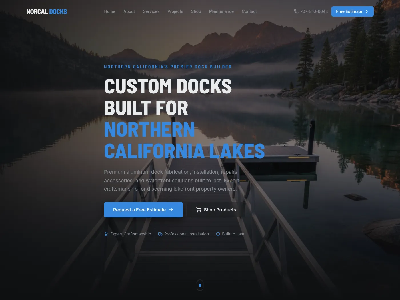 NORCAL Docks Website