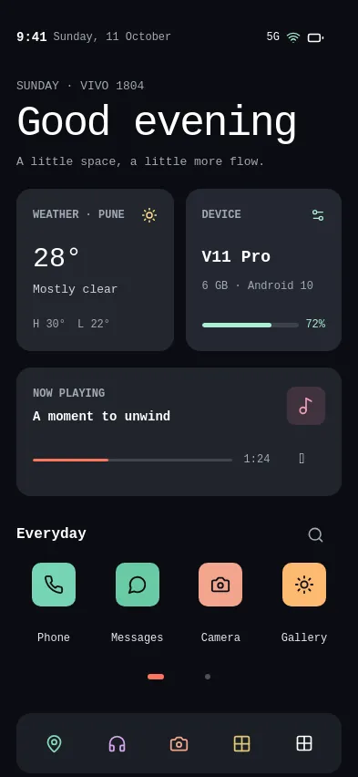 OriginOS Clone for Vivo V11