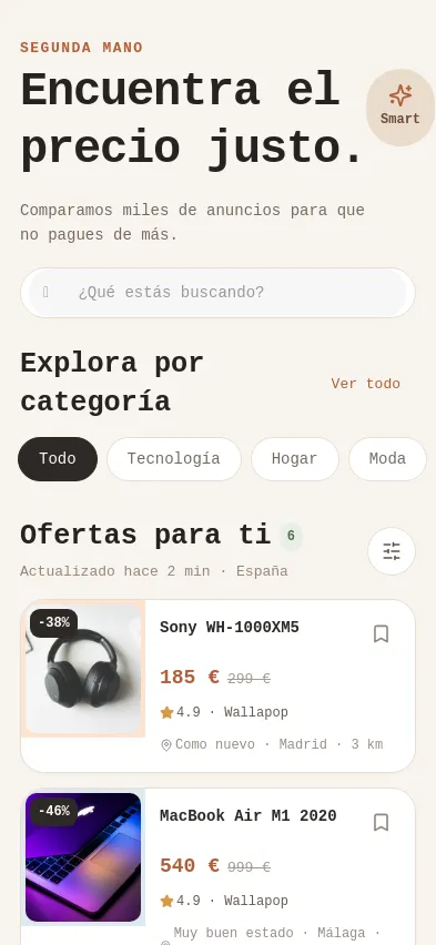 Segunda Mano Finder