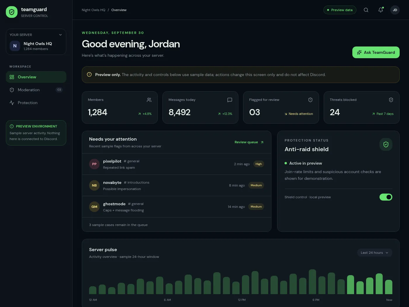 TeamGuard Discord Bot