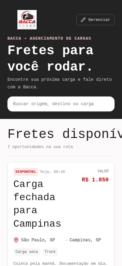 Frete Fácil Motorista