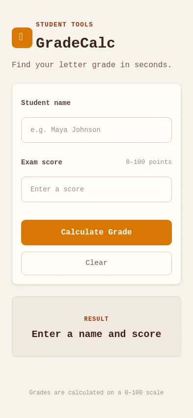 GradeCalc Android