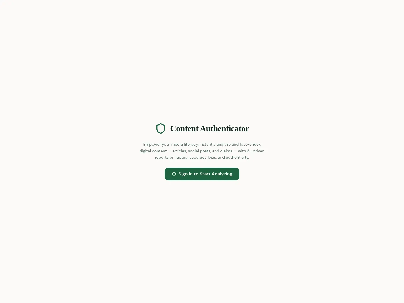 Content Authenticator Agent