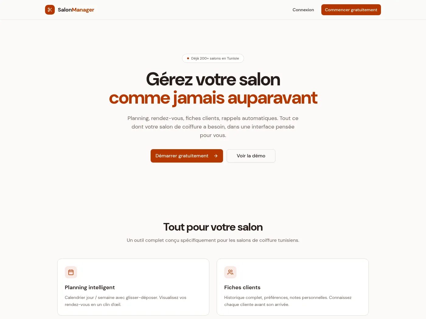 SalonManager SaaS