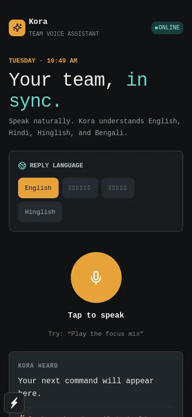 Polyglot Voice Assistant