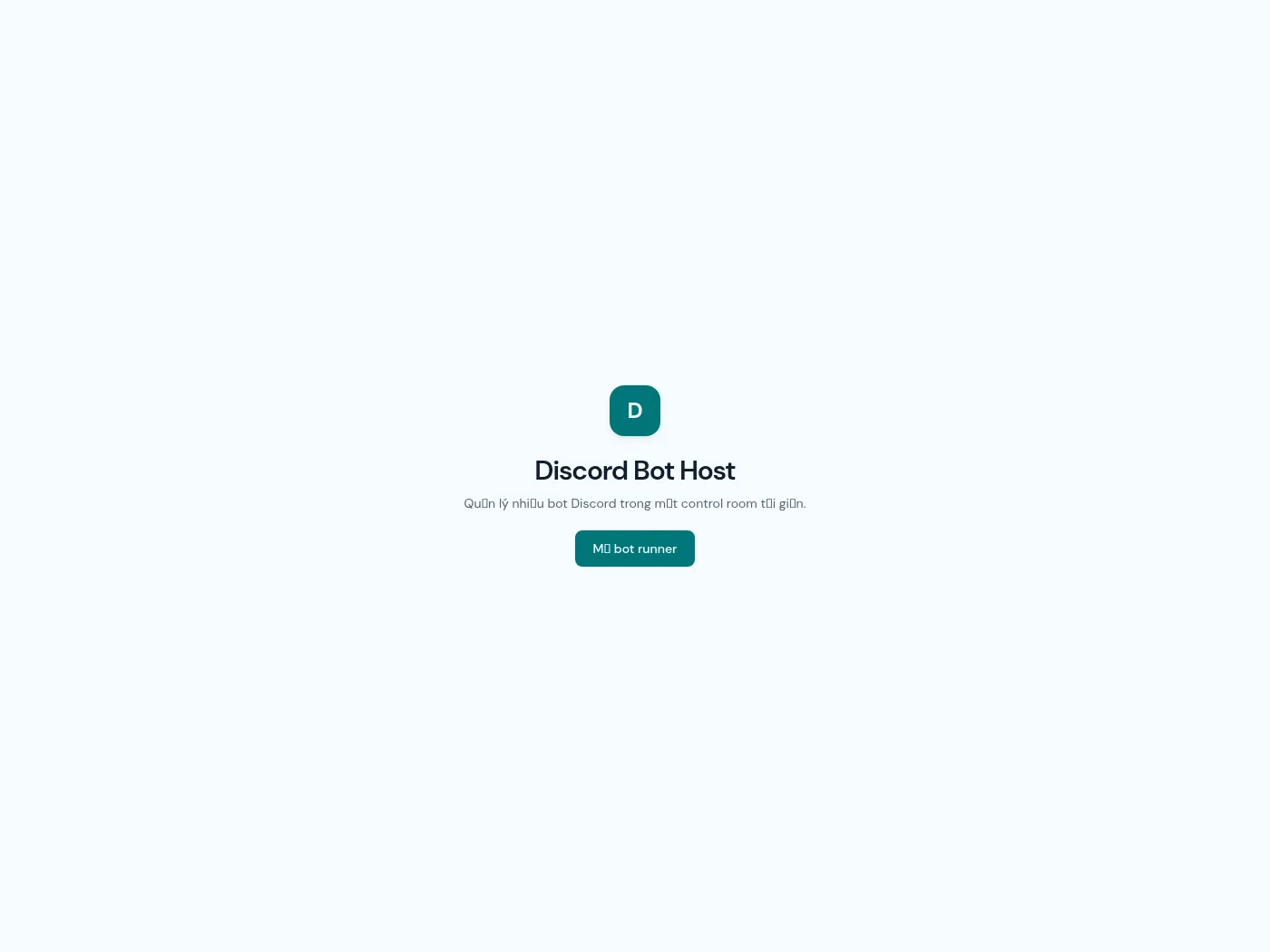 Multi Discord Bot Web
