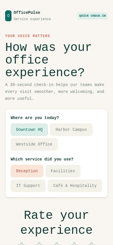 Office Service Survey