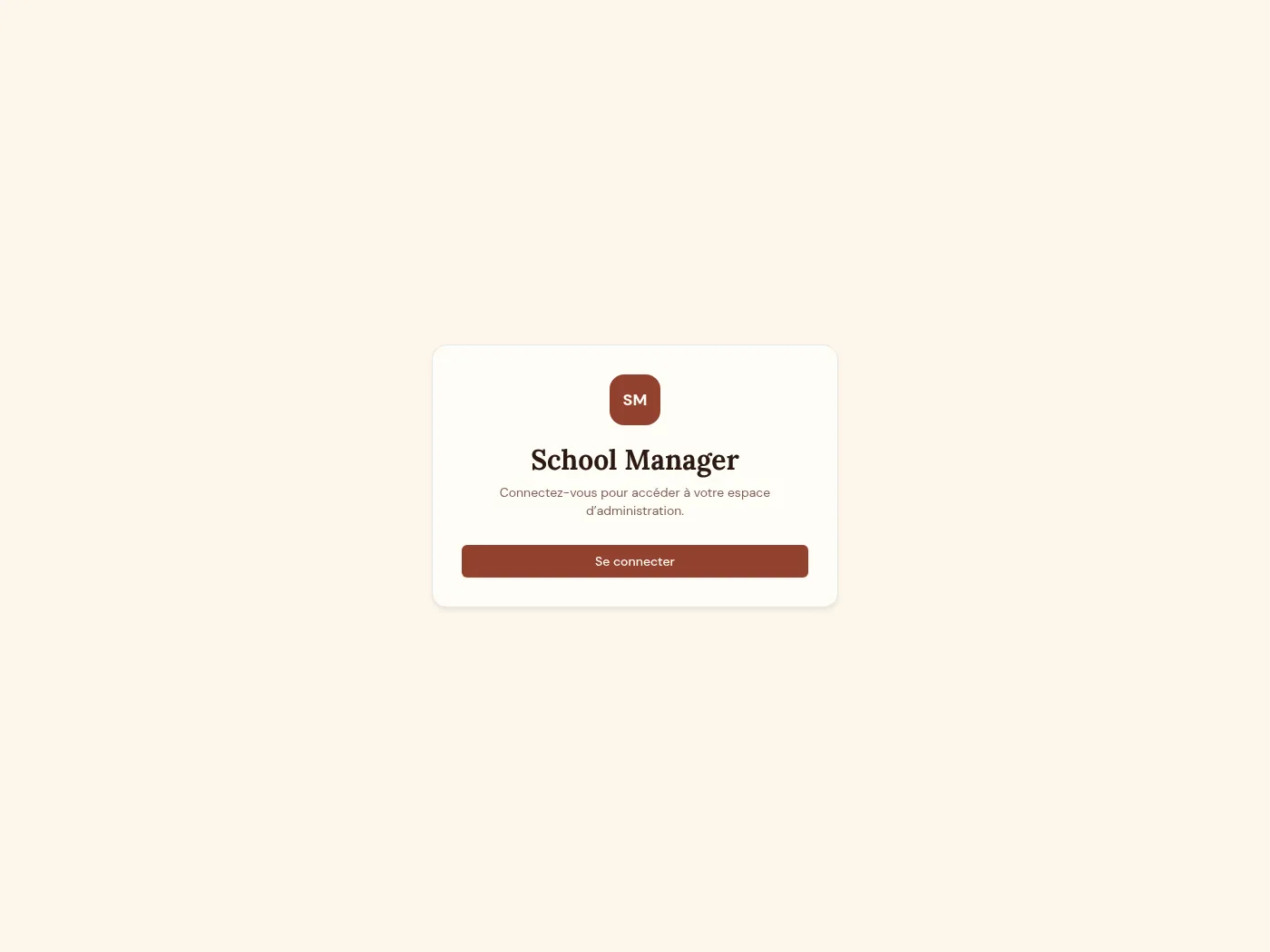 School Manager Foundation
