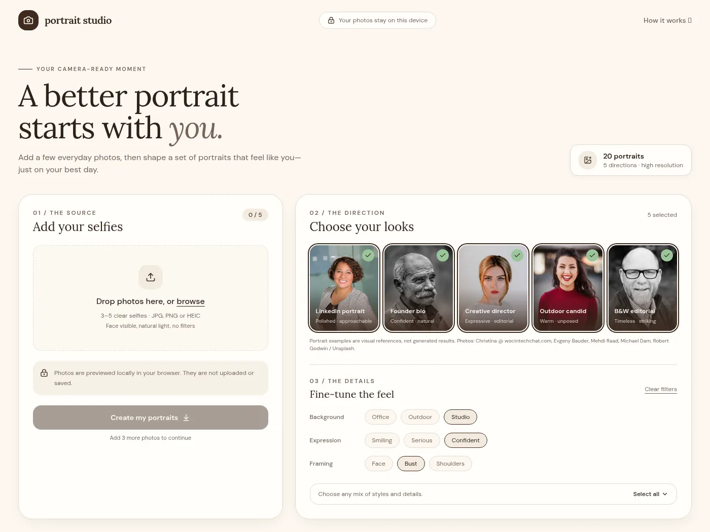 AI Headshot Creator