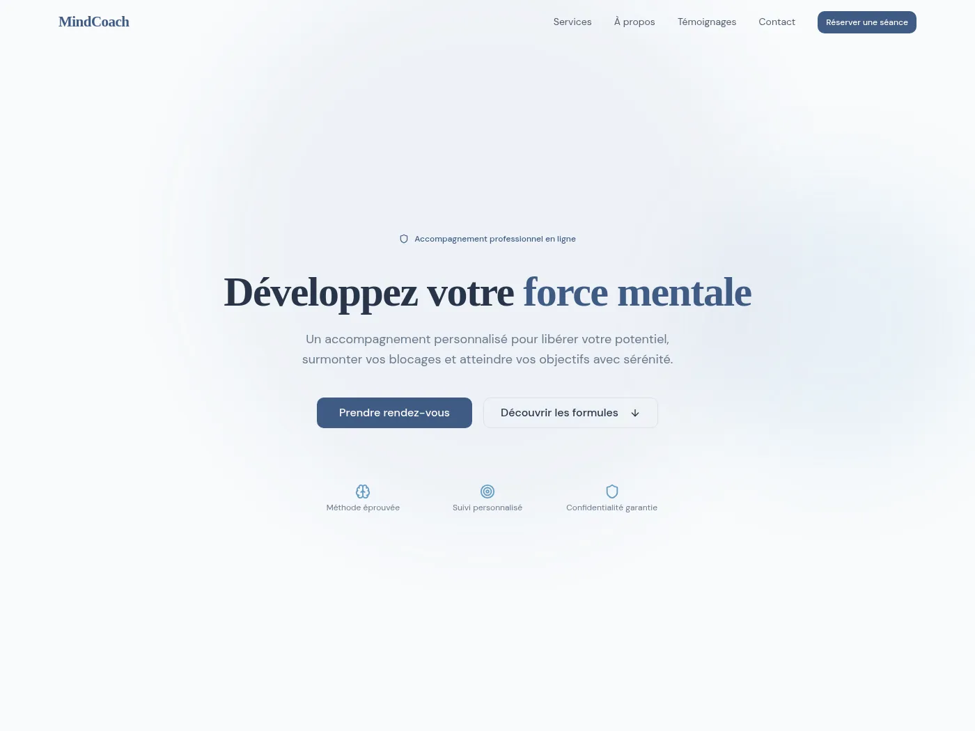 MindCoach Web Platform