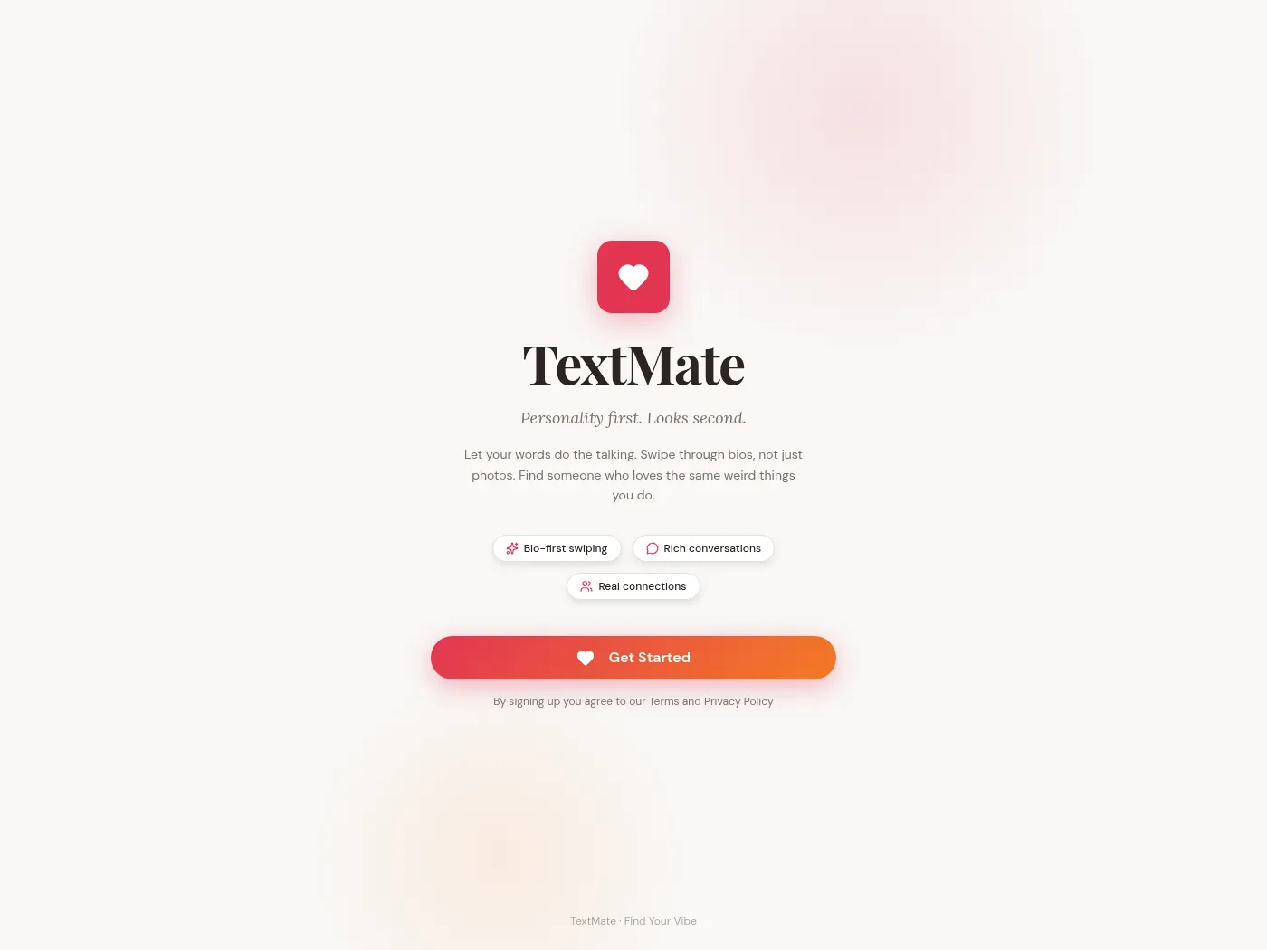 TextMate Dating App