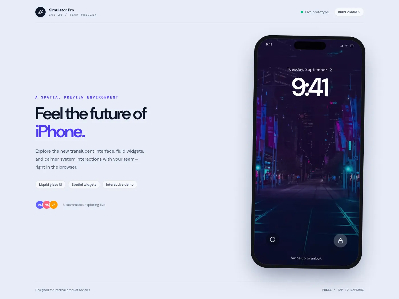 iOS 26 Simulator Pro