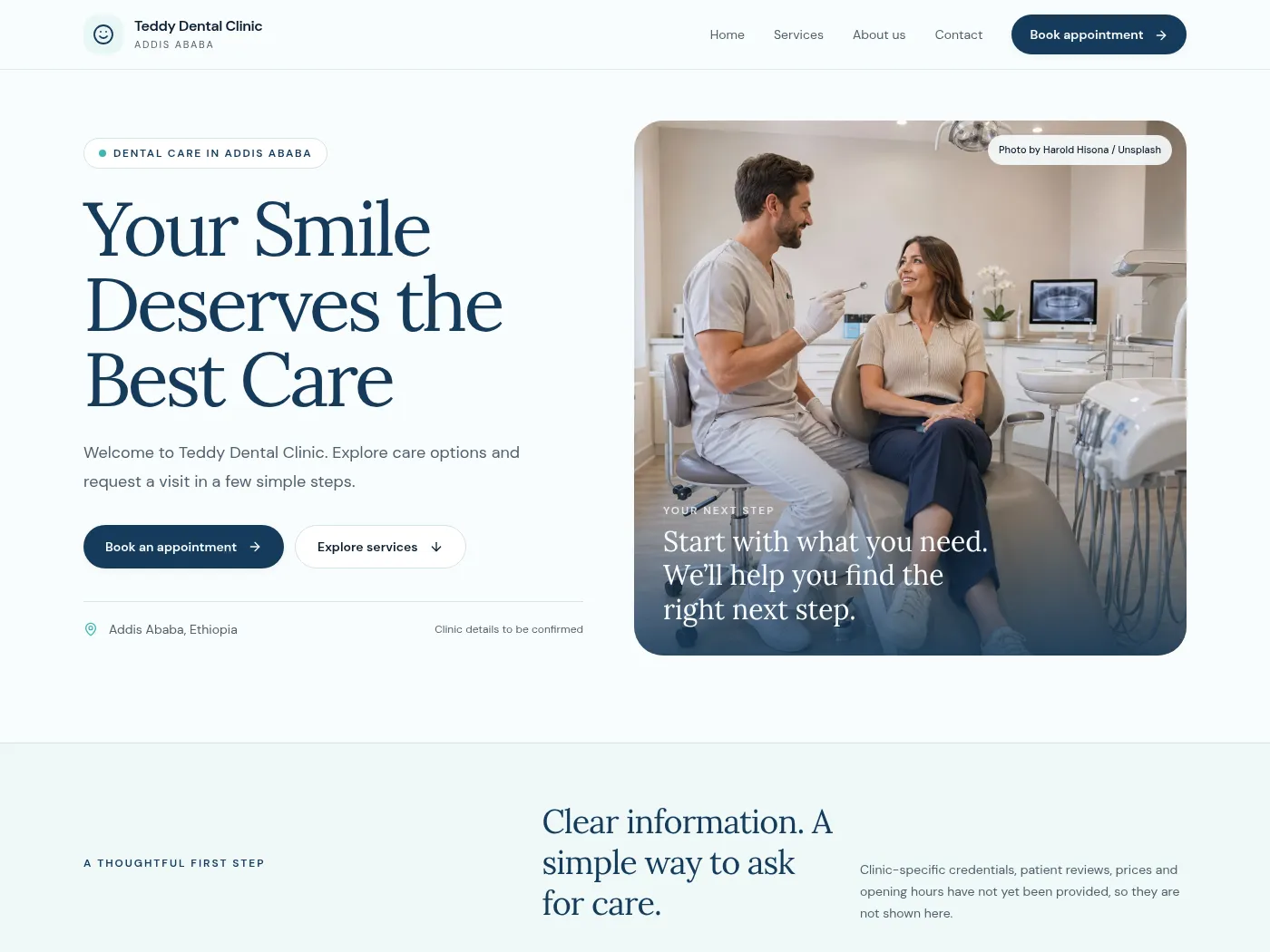 Teddy Dental Clinic Web