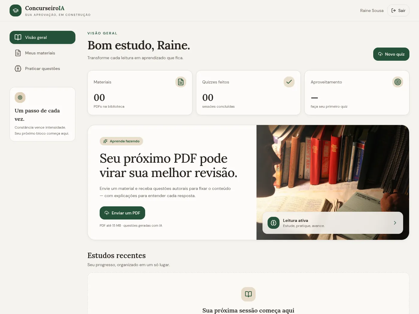ConcurseiroIA Web Platform