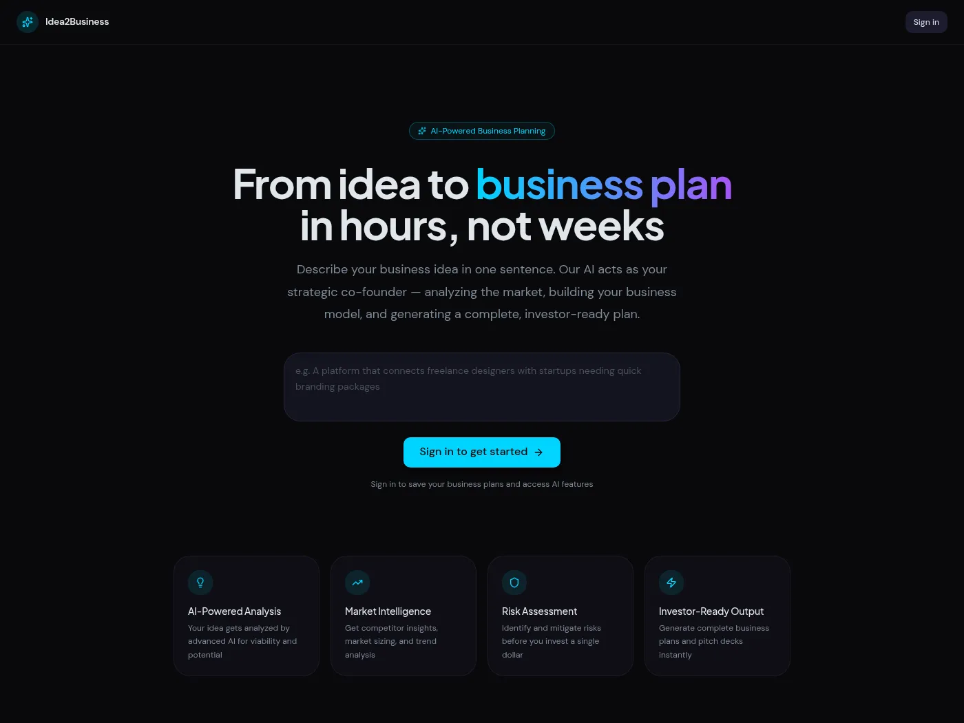 Idea2Business Copilot