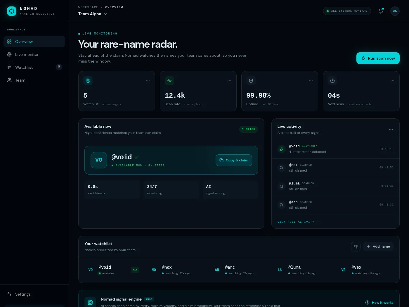 Discord Name Sniper