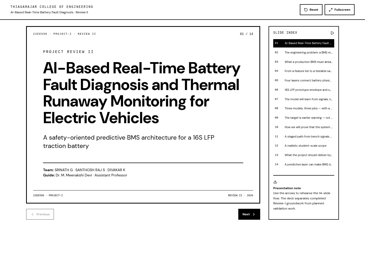 Smart BMS Project Slides
