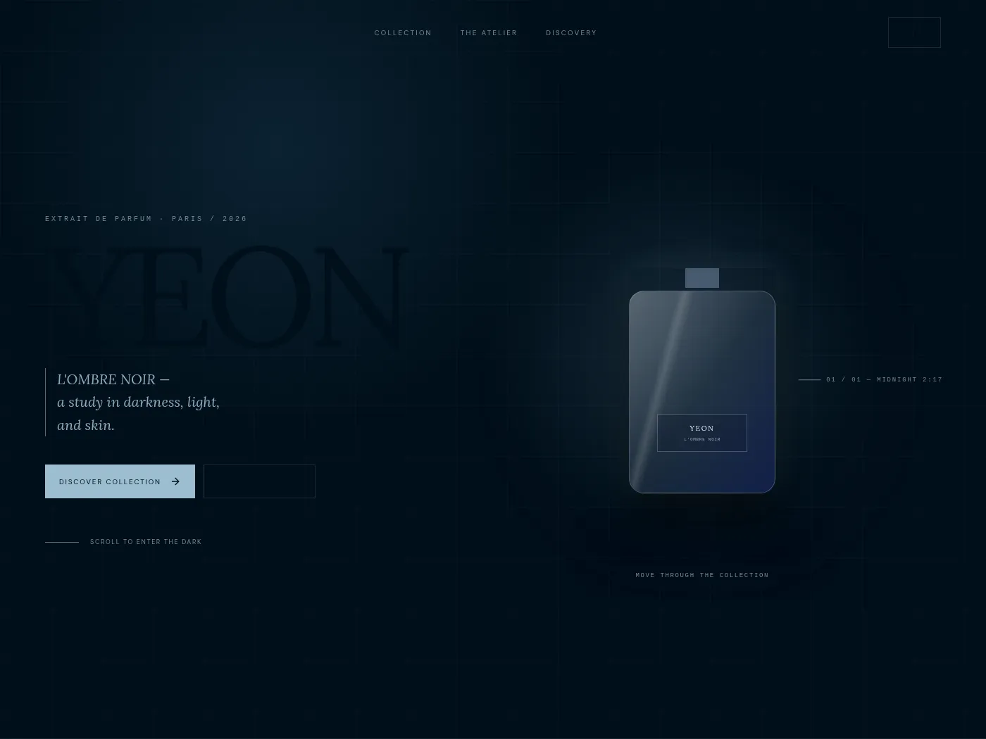 YEON: L'OMBRE NOIR Site