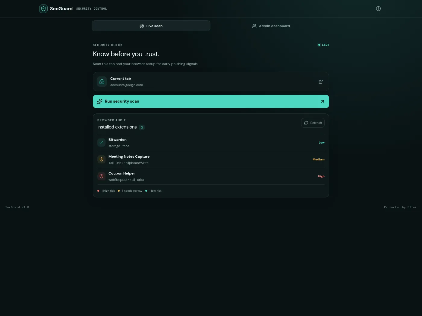 SecGuard Extension Suite