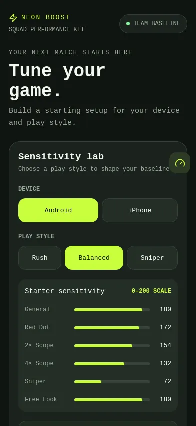 Neon Boost: Free Fire Tools