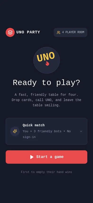 Uno Mobile Party