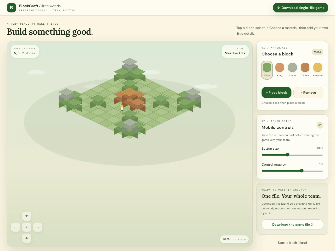 BlockCraft Web Game