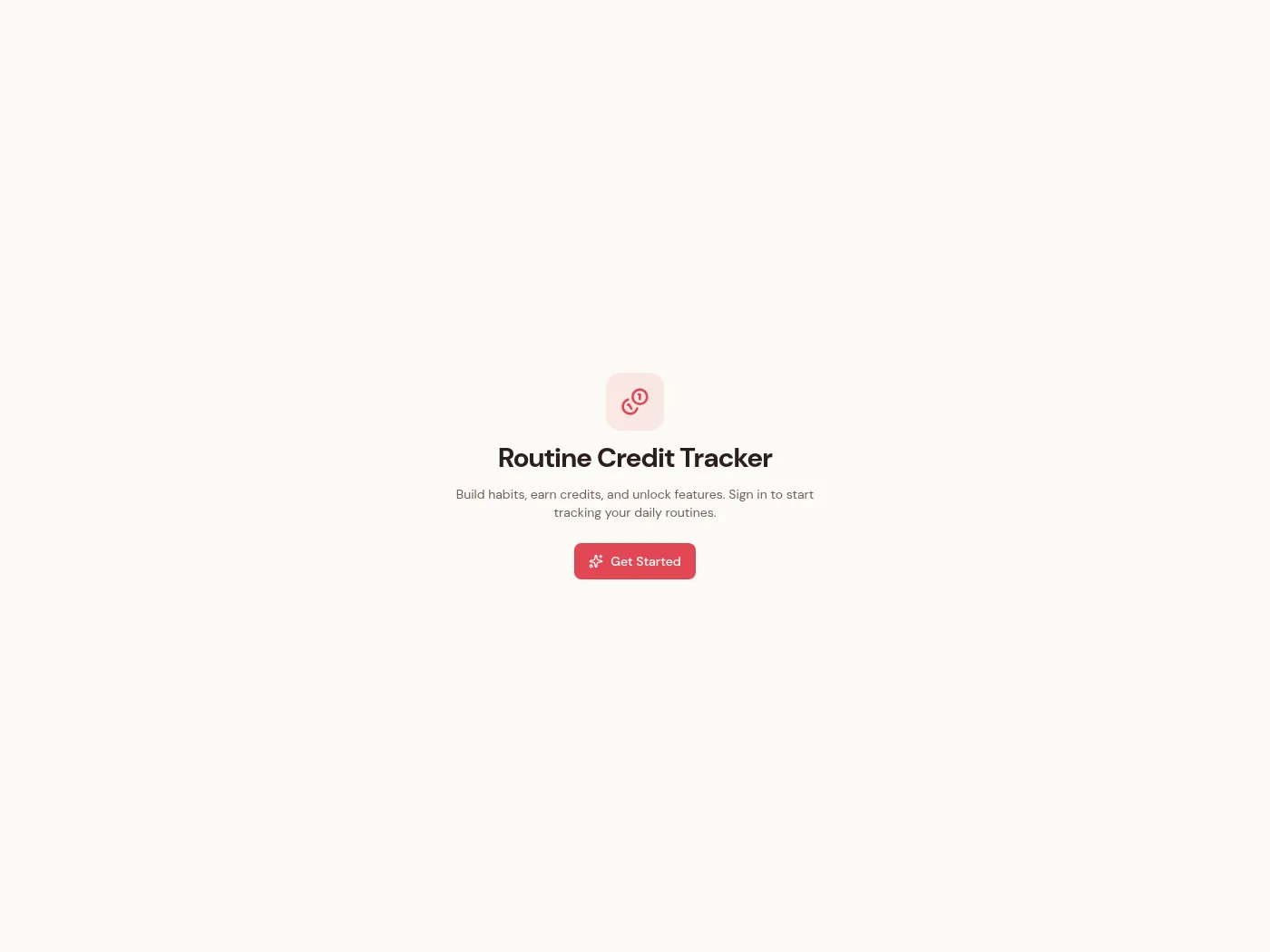 Routine Credit Tracker