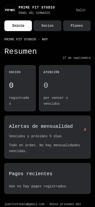 GymPay Tracker