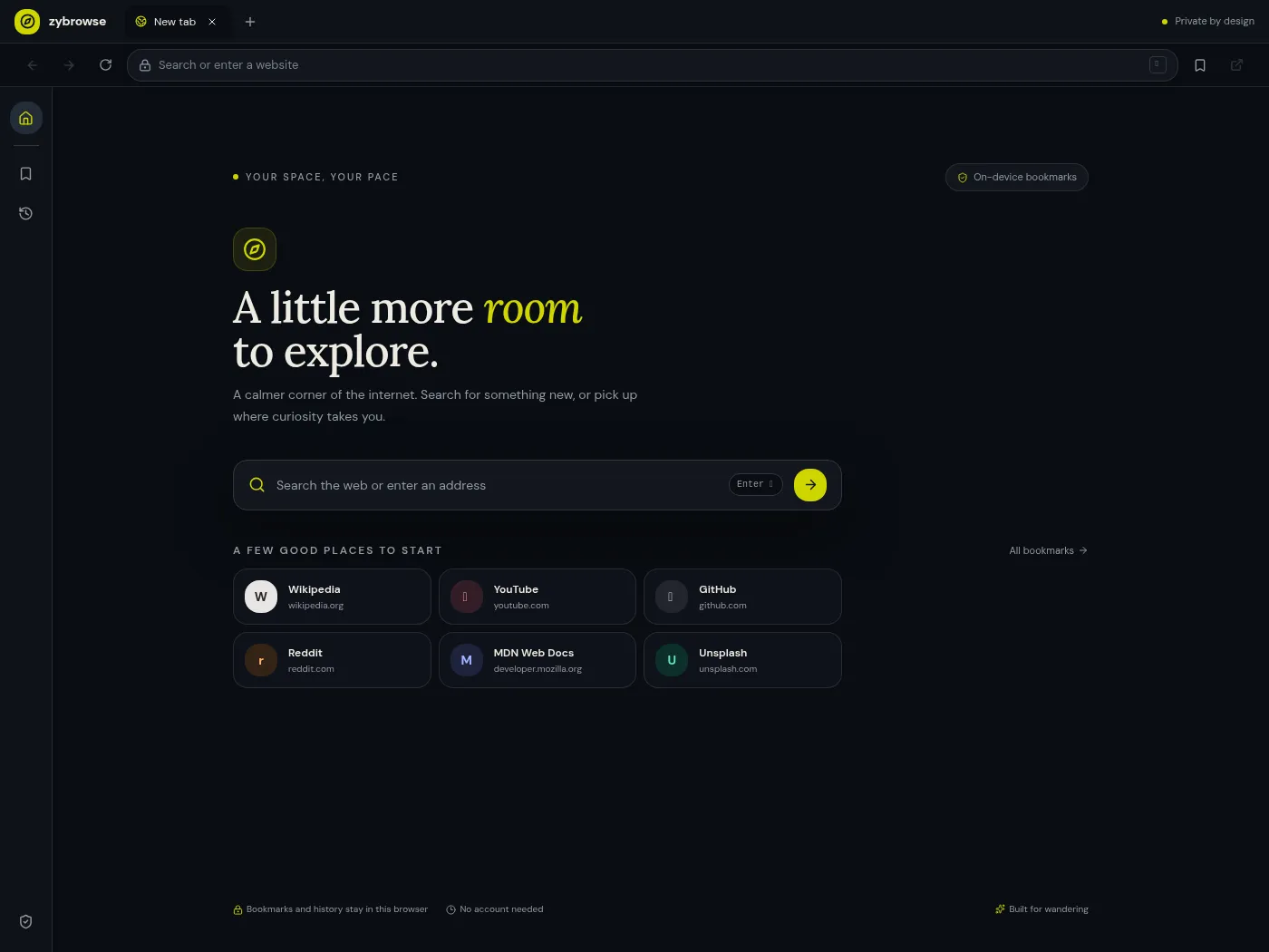 ZyBrowse Web Browser