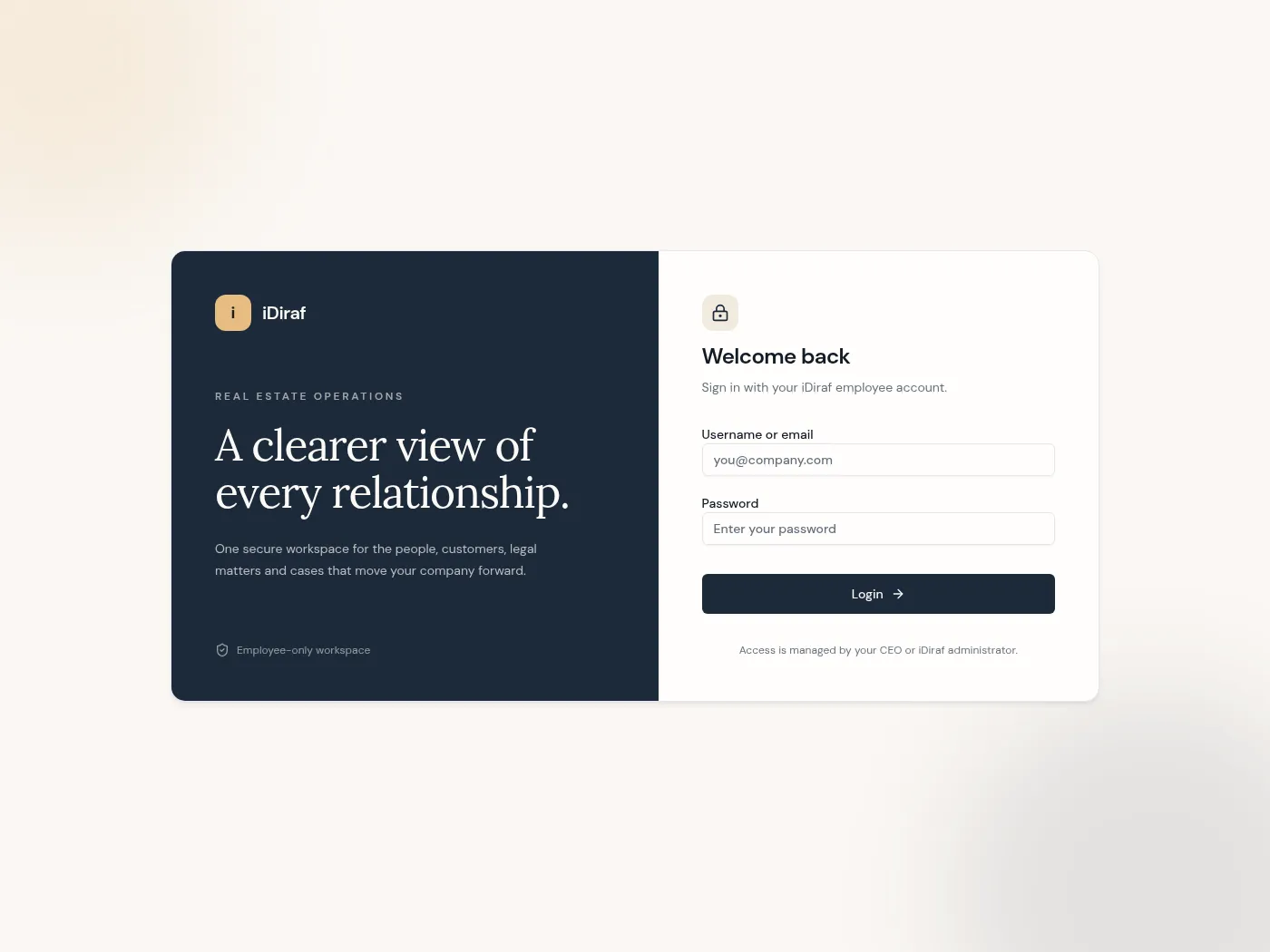 iDiraf Real Estate CRM