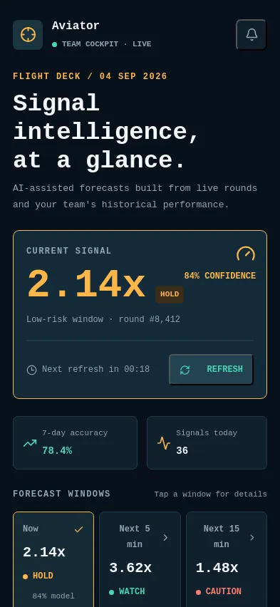 Aviator Signal Predictor