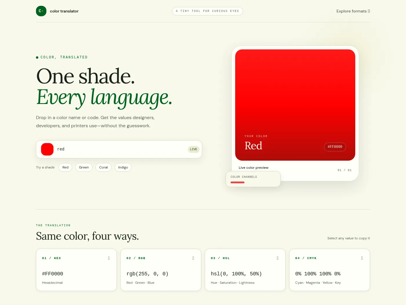 Color Translator